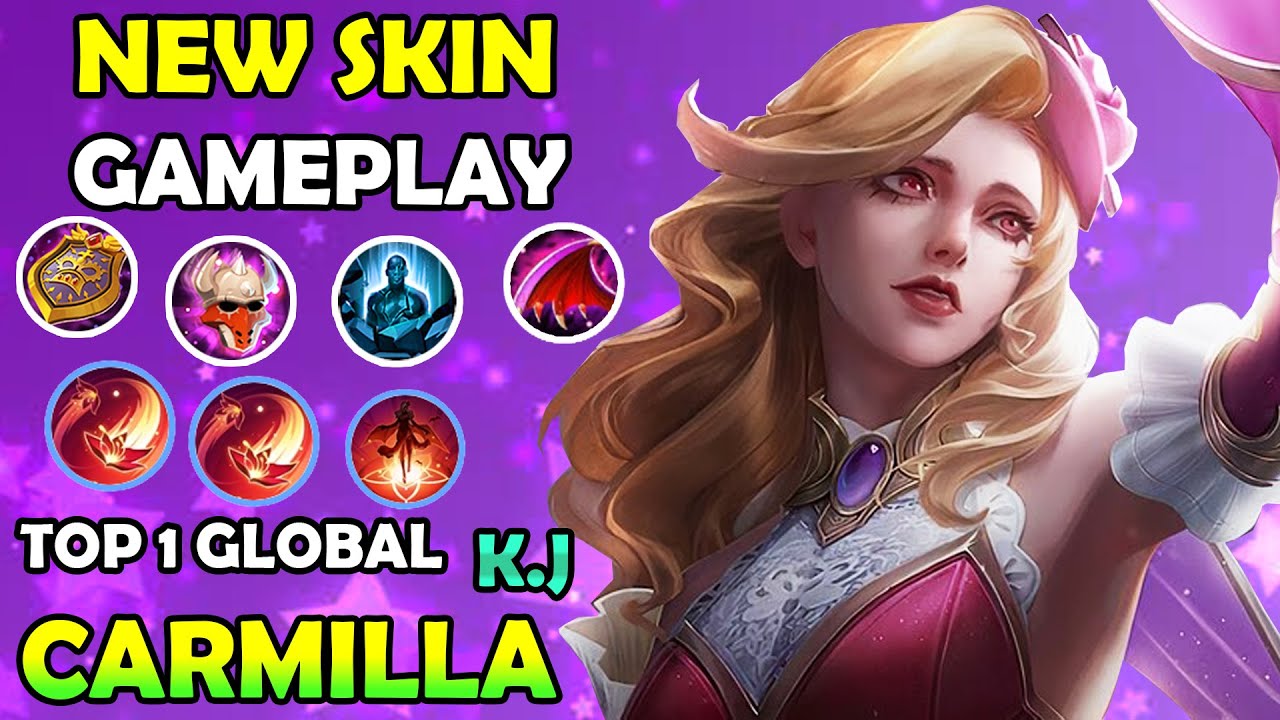 Carmilla Magician Girl Gameplay! Top 1 Global Carmilla Gameplay And New ...