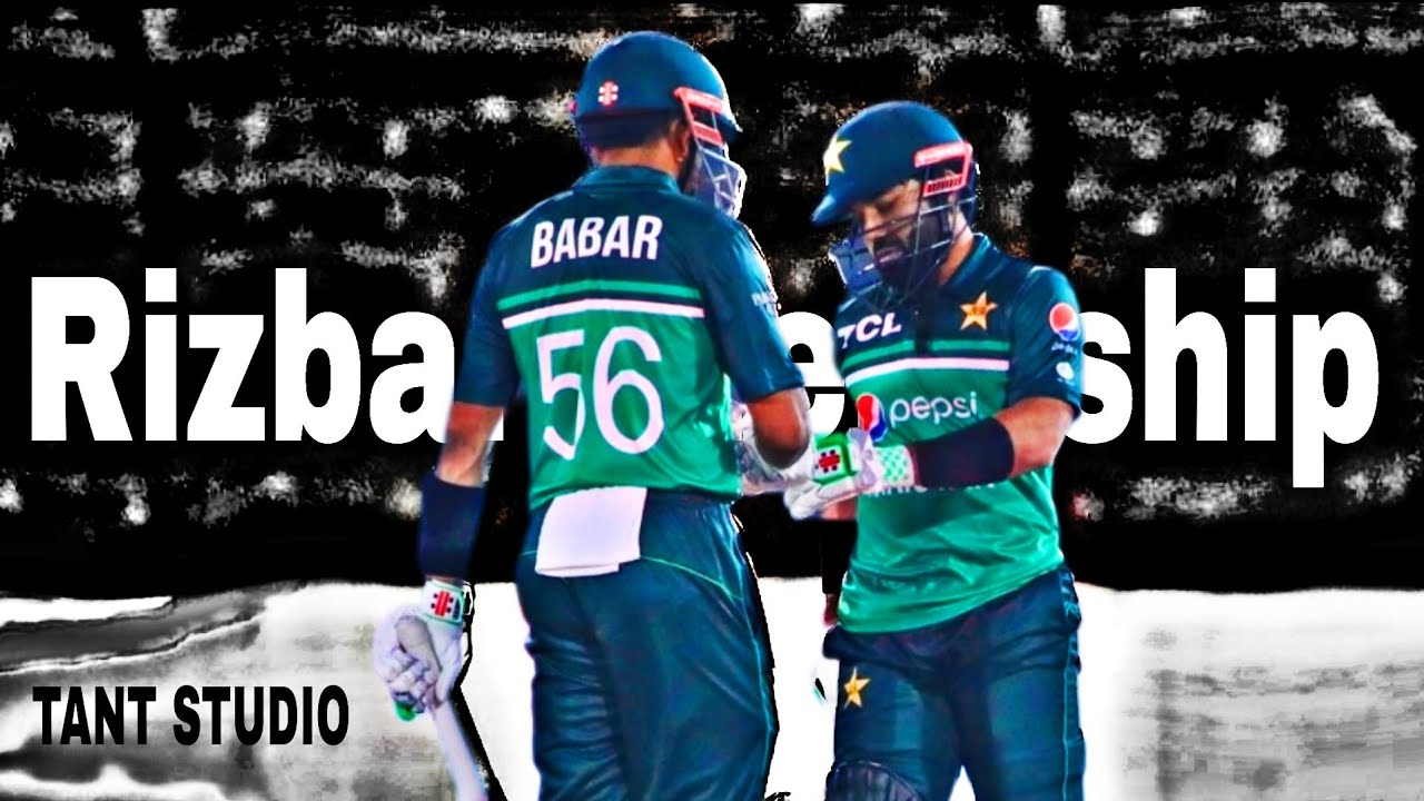 😎 Babar azam X Muhammad Rizwan 😇 Best RizBar friendship ♥️ TANT STUDIO ...