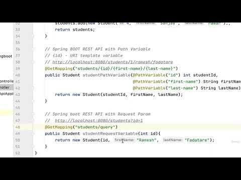 Spring Boot Fundamentals | Spring Boot REST API with Request Param @RequestParam - YouTube