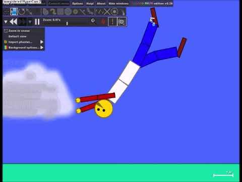 A ragdoll I made in Phun/Algodoo (Showcase) - YouTube