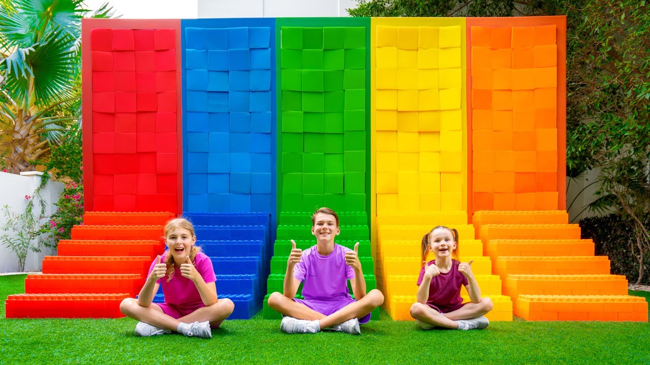 Surprise Challenge with Colored Doors - YouTube