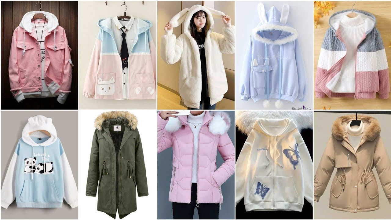 50+ Different Types of Winter Jacket Design For Women/Girls | Letest ...
