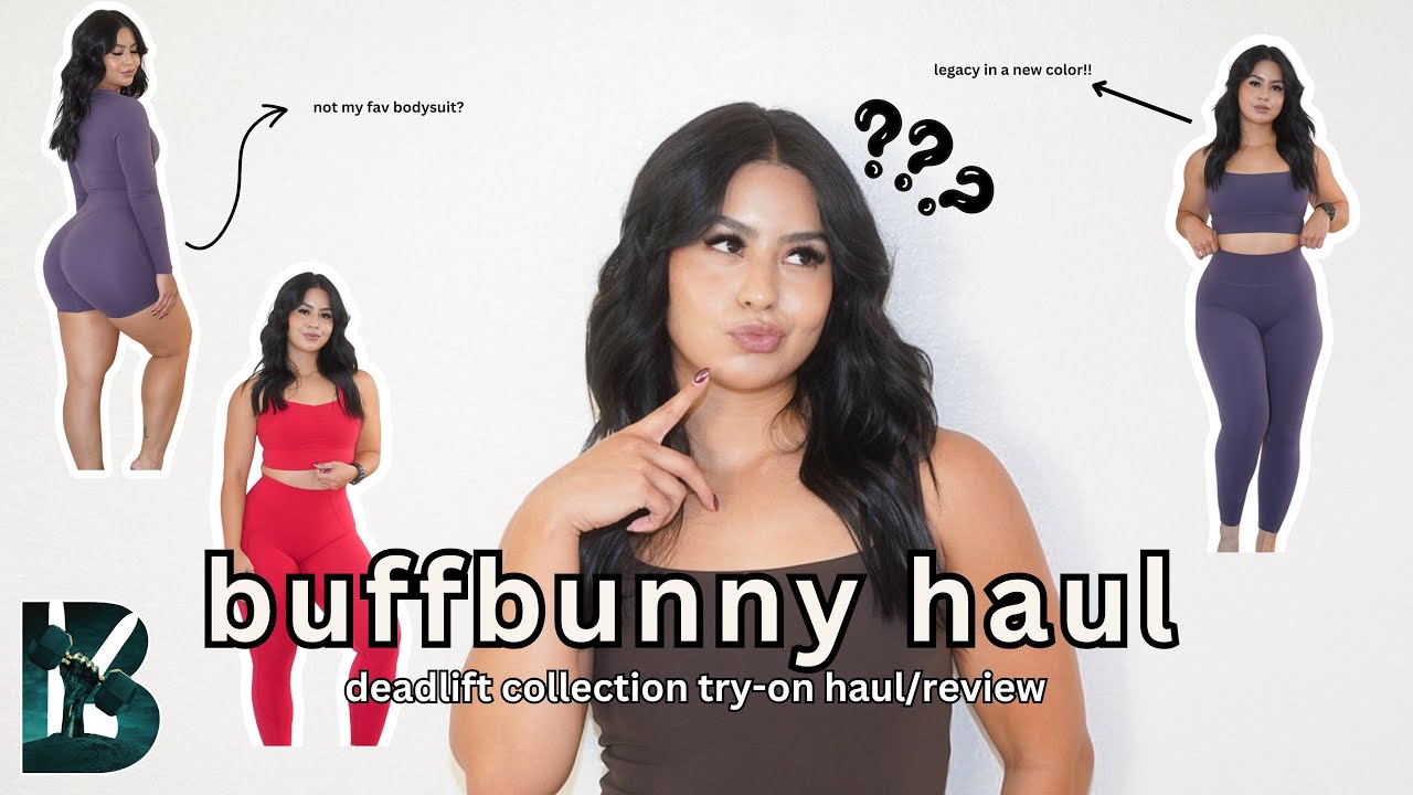 buffbunny x deadlift collection | try-on haul + honest review | size ...