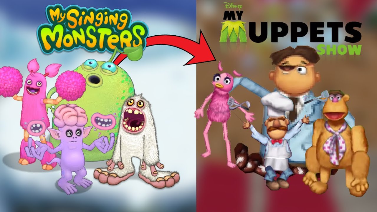 I (accidentally) turned my singing monsters into cursed my muppets show ...