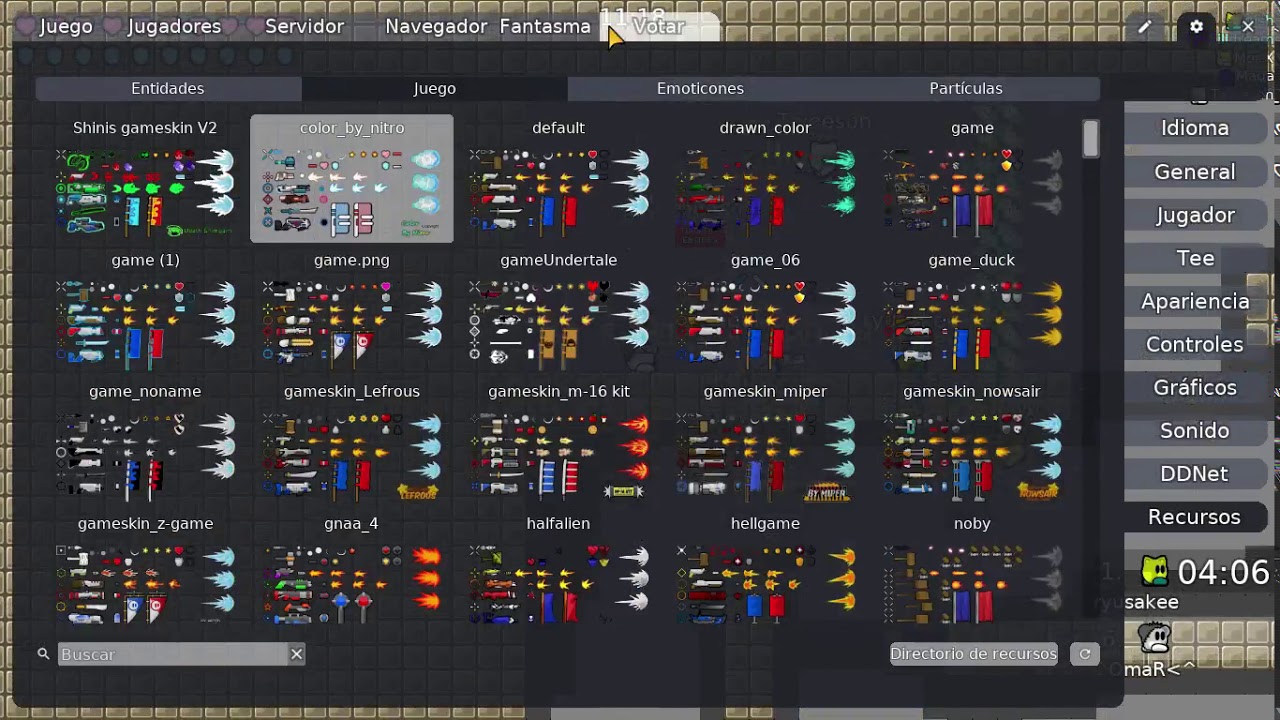 Probando texturas ddnet - YouTube