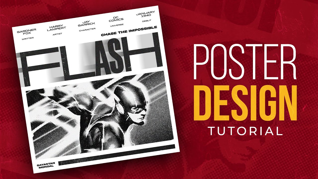 Poster Design in Photoshop | Step-by-step Tutorial - YouTube