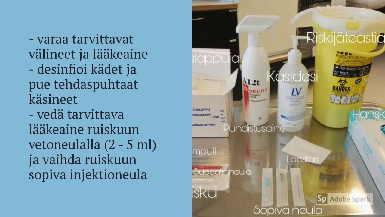 Ventrogluteaalinen pistos - YouTube