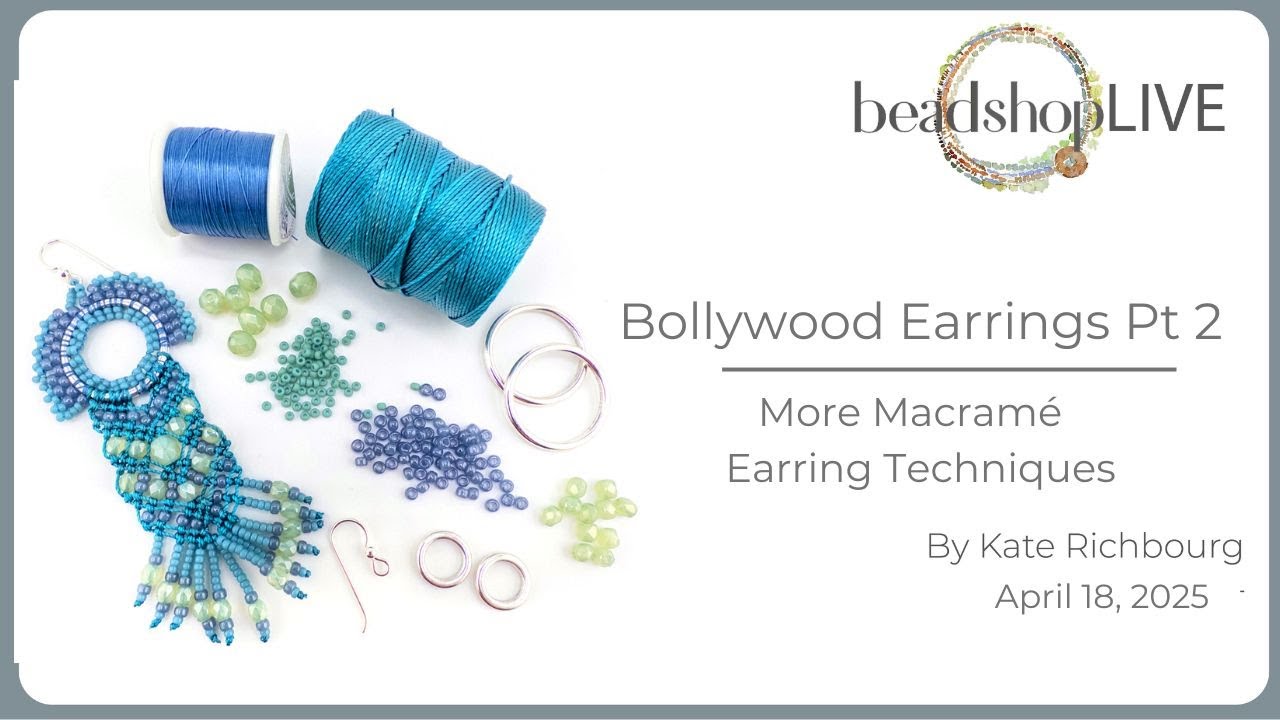 Free Tip Friday: Macramé Earrings Remix - YouTube