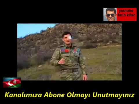 Azeri askerden Türk  gardaşlarına mesaj.