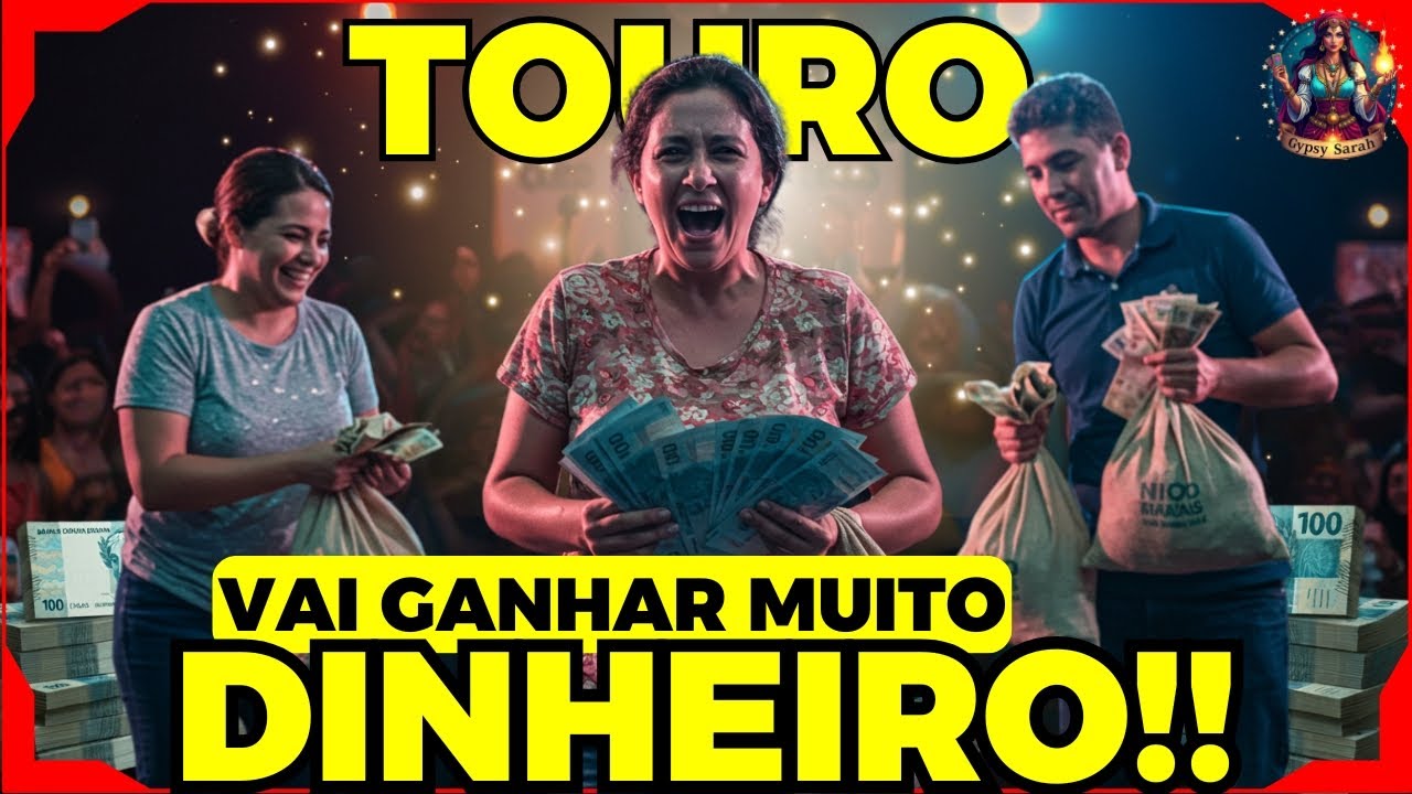 TOURO, SORTE GRANDE!! SE PREPARA É MUITO DINHEIRO!! NUNCA MAIS VAI ...