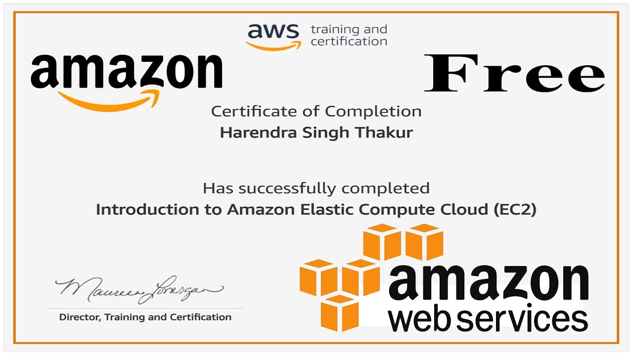 How to Get Free Amazon AWS Certificate | Free AWS EC2 Certification ...