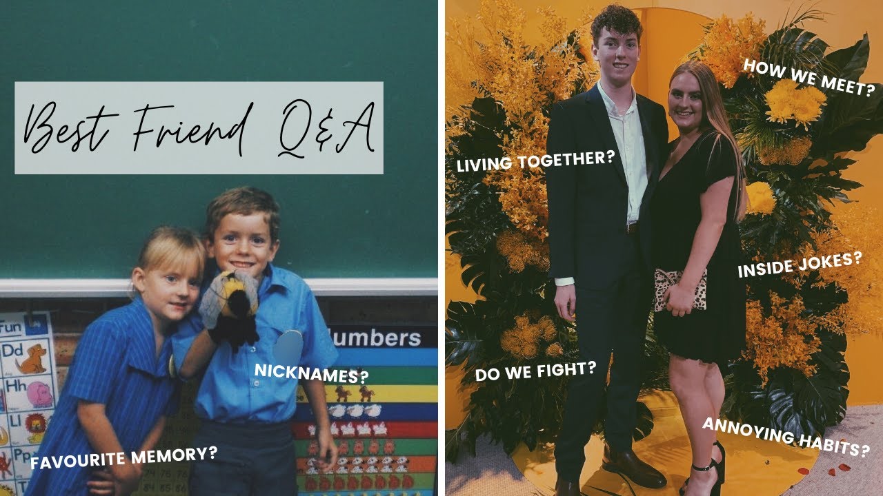 MEET MY BEST FRIEND answering questions - YouTube