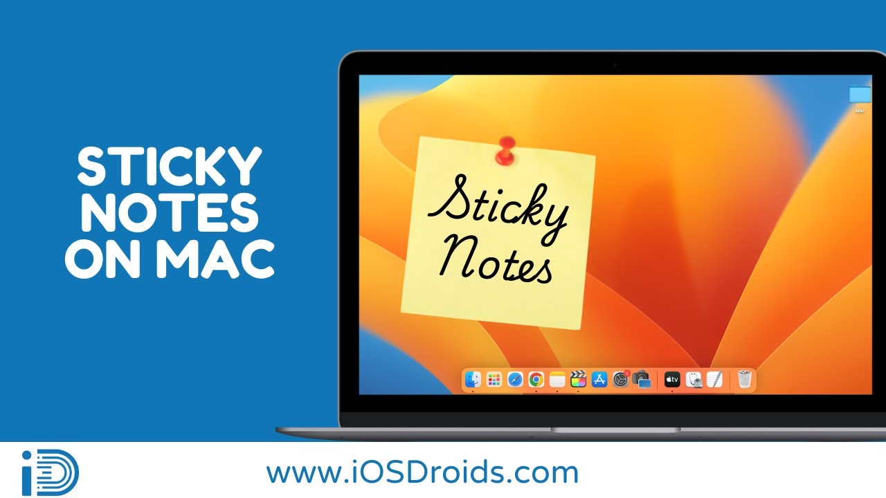 How To Use Sticky Notes (Stickies) On Mac? - YouTube