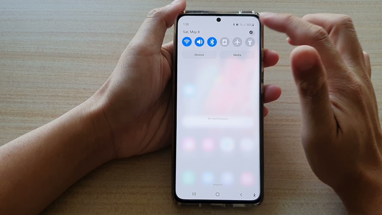 Galaxy S21/S21+: How to Enable/Disable STAY AWAKE - Set the Screen Will ...