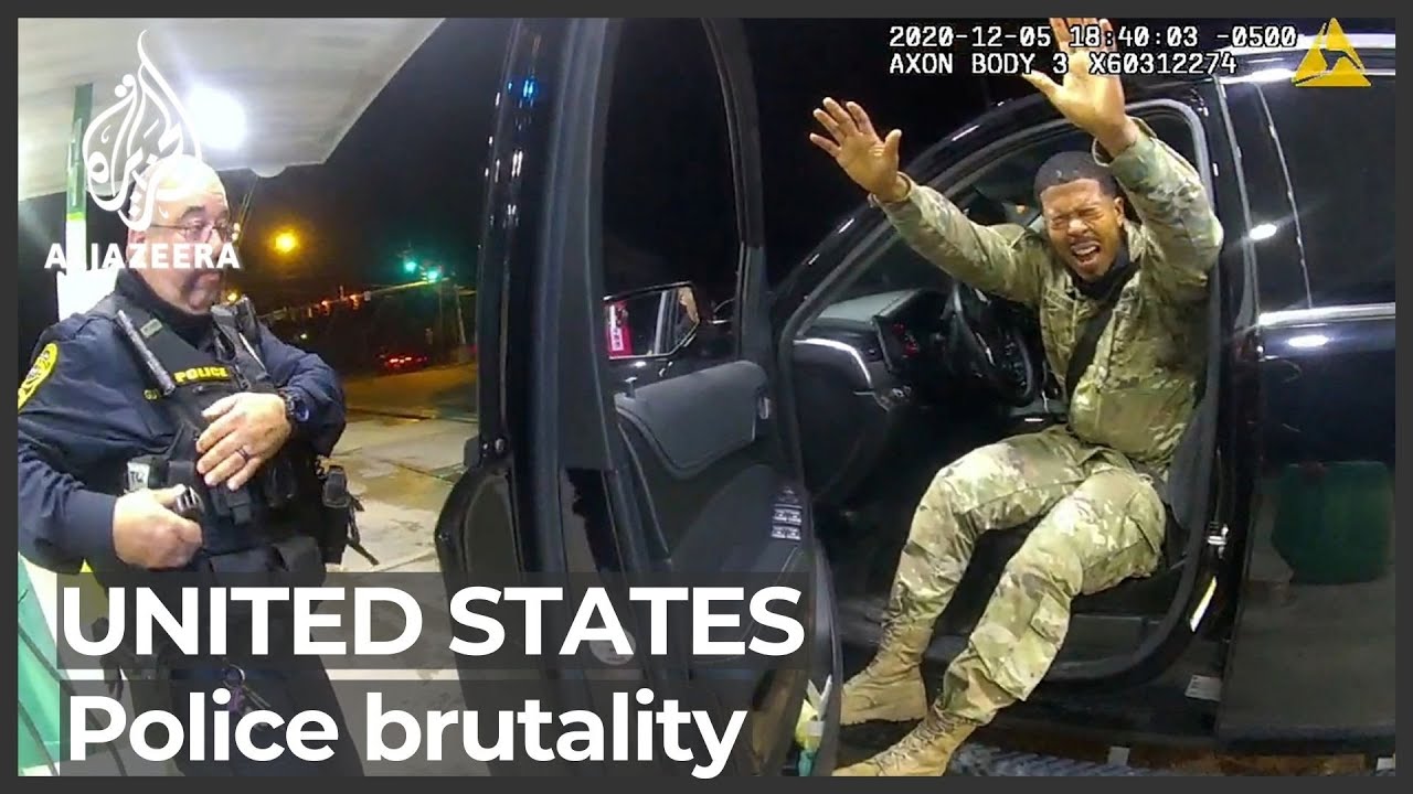 US police officer accused of assaulting Black Army officer fired - YouTube