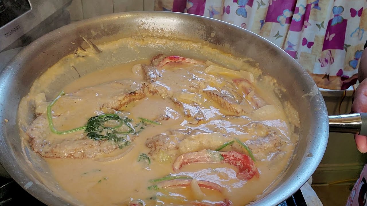 PESCADO EN SALSA DE COCO ESTILO DOMINICANO🇩🇴 - YouTube