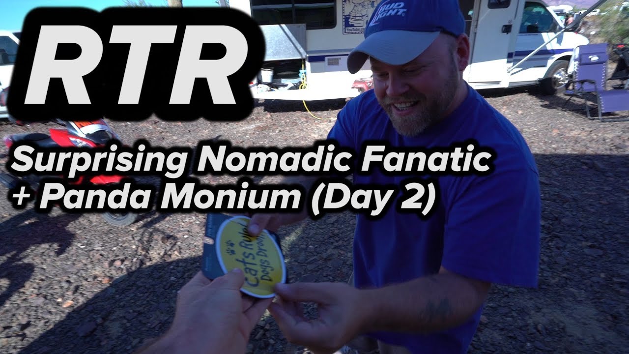 RTR 2018 - SURPRISE GIFTS- NOMADIC FANATIC + PANDA MONIUM - YouTube