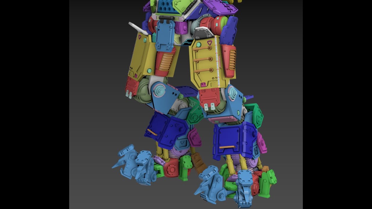 Titanfall Atlas Detailing Update Legs - YouTube