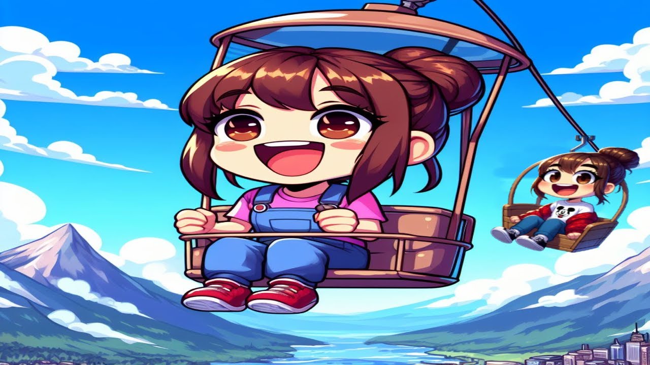 Julia Minegirl Melhores Momentos na Aventura da Gôndola do Roblox ...