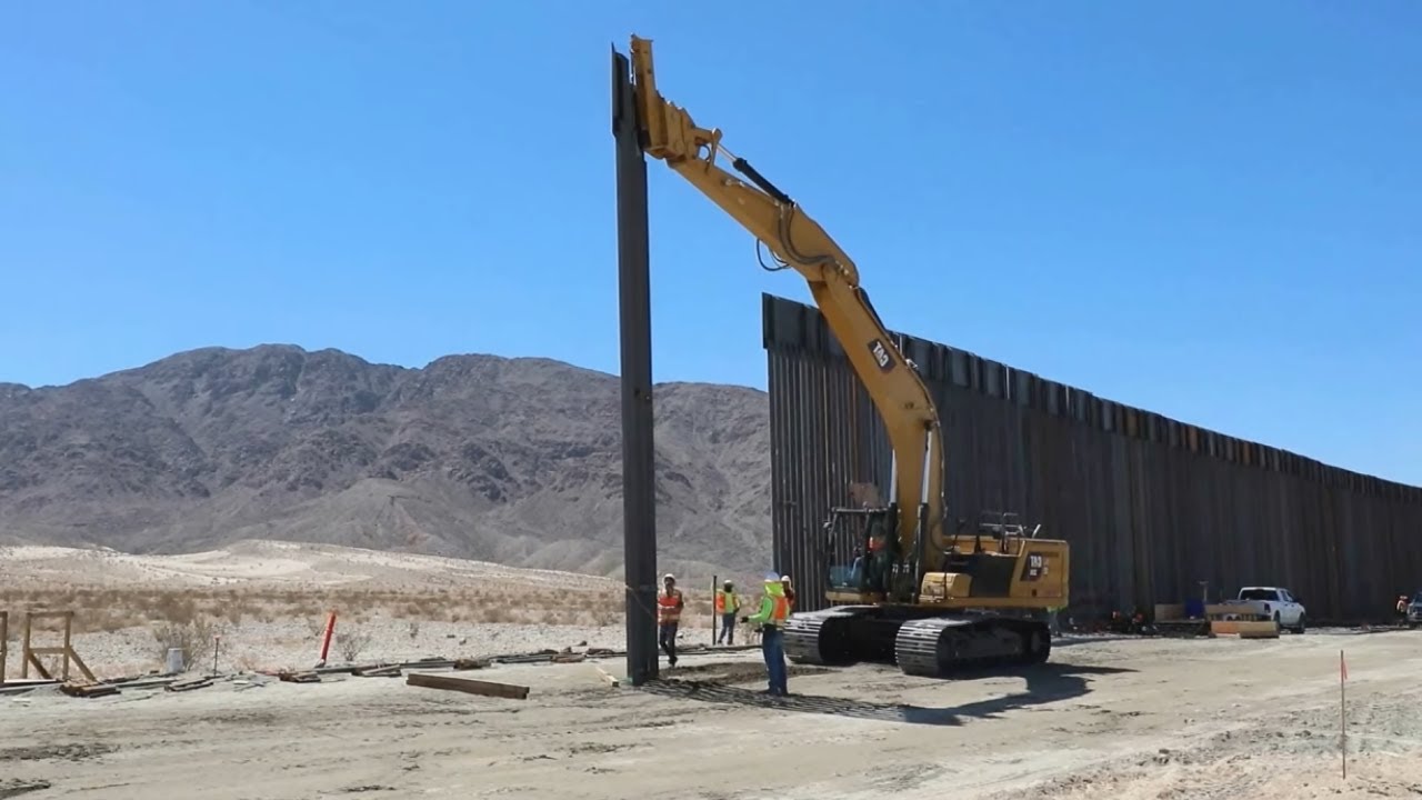 2025 Border Wall Progress – U.S Construction in Action - YouTube