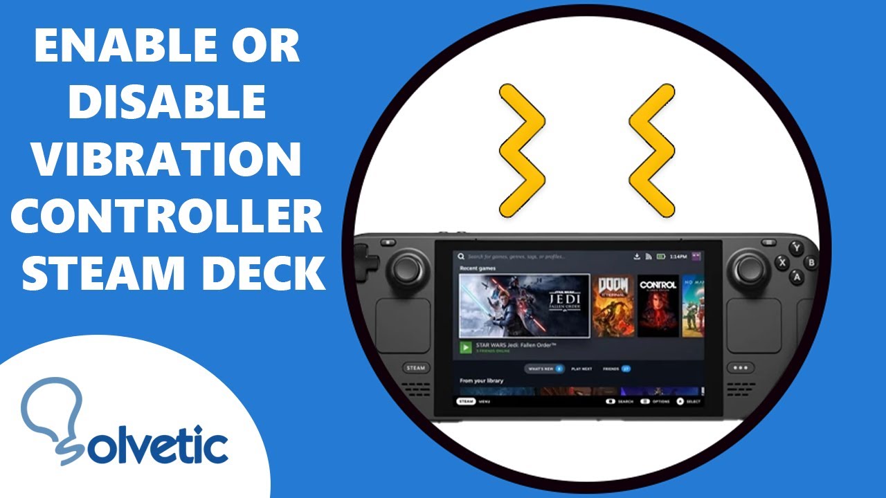 Enable or disable vibration controller Steam Deck 〰️ - YouTube