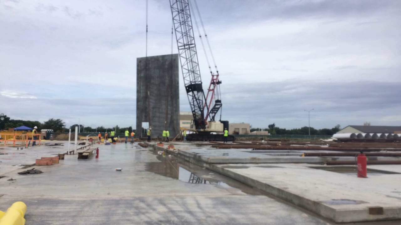 LSFM BIG TILT WALL PANEL LIFT - Aug. 17, 2016 - YouTube