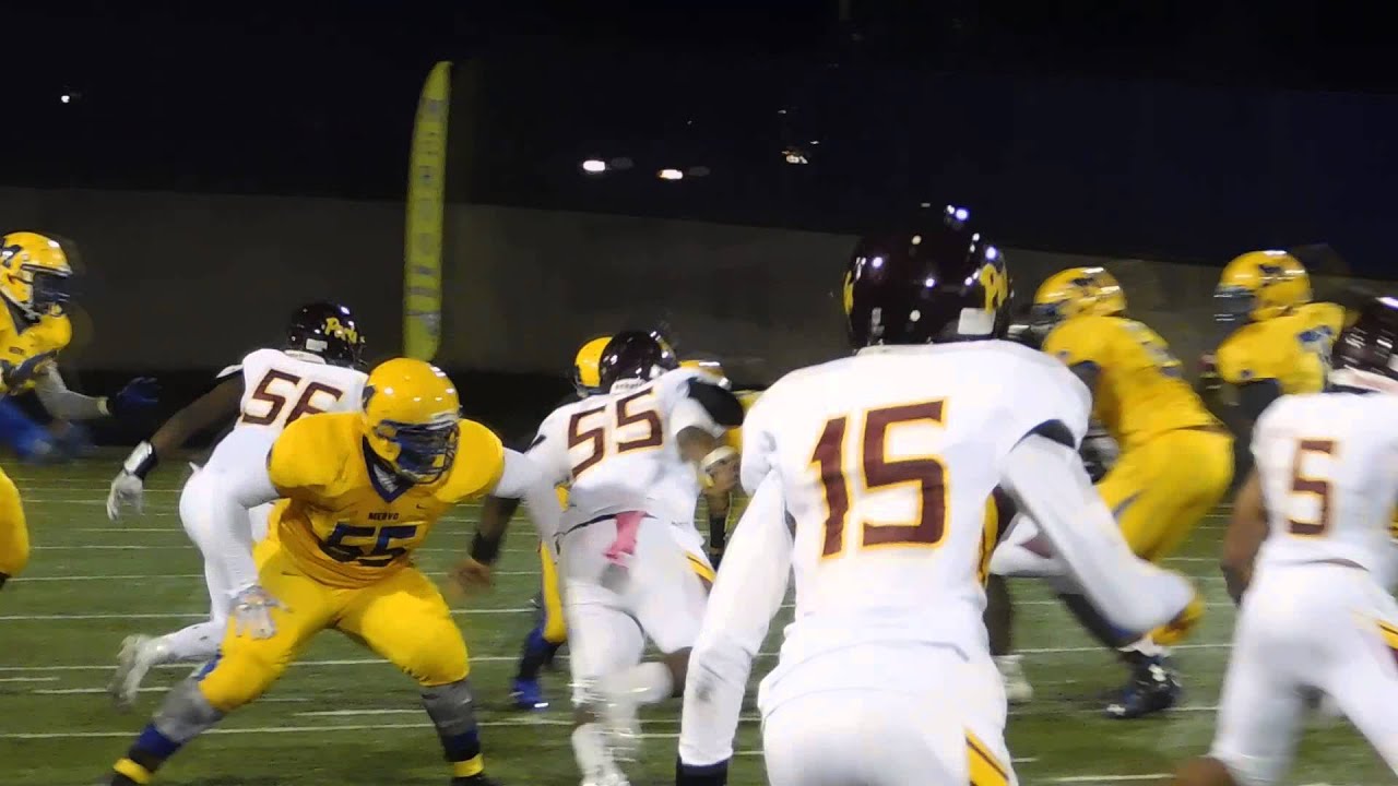 Nicholson run Dunbar/Mervo football 10/16/15 - YouTube