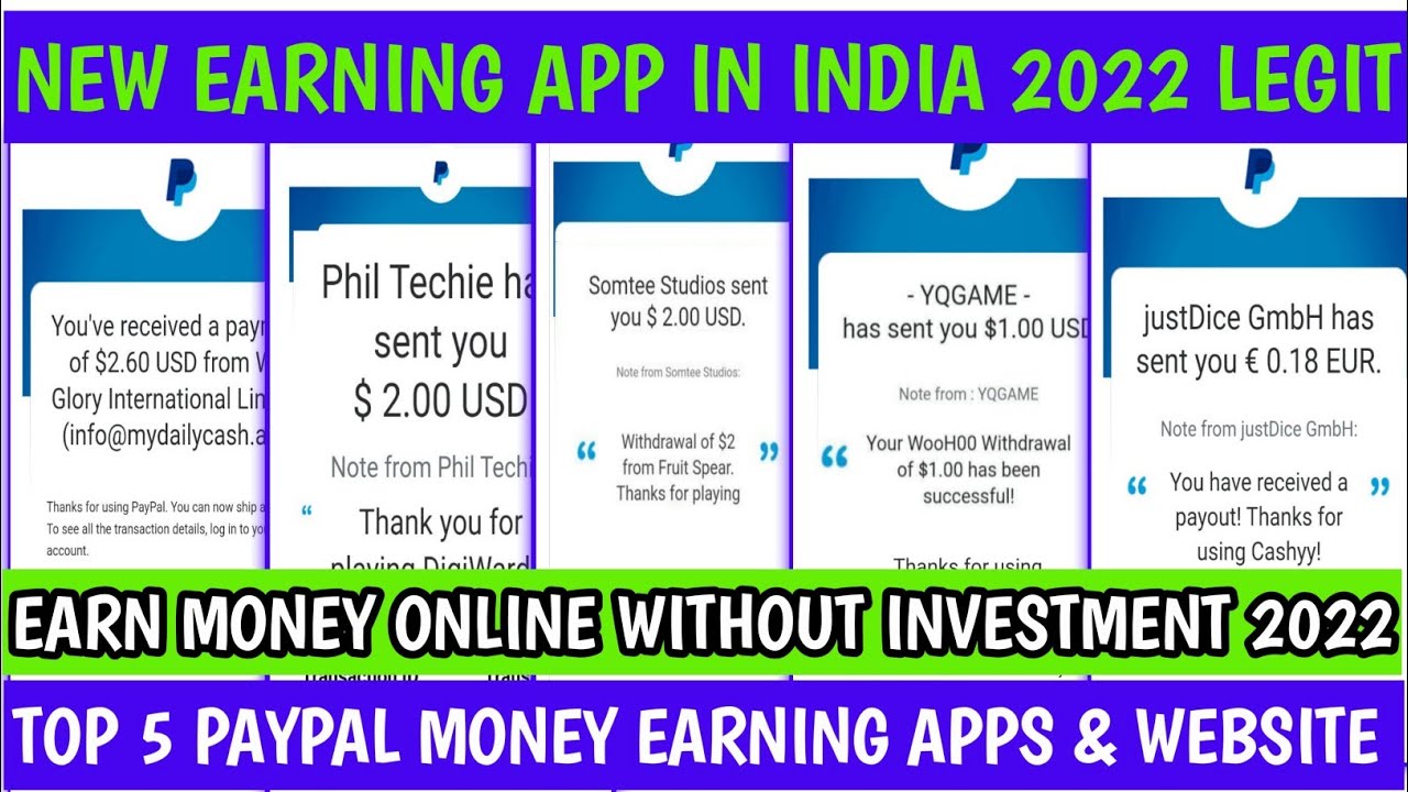 PayPal earning apps |New PayPal Earning Apps PayPal Earning Apps with ...