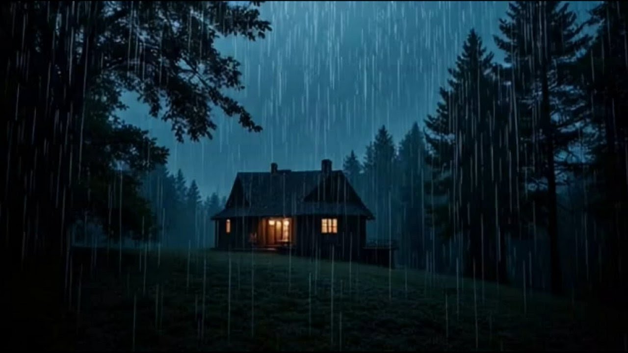 Heavy rain sound for sleeping thunder sounds for relax deep sleep - YouTube