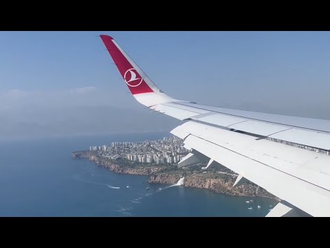 WONDERFUL DOMESTIC FLIGHT ON A SCENIC ROUTE! | Turkish Airlines A321 Trip Report: Istanbul-Antalya