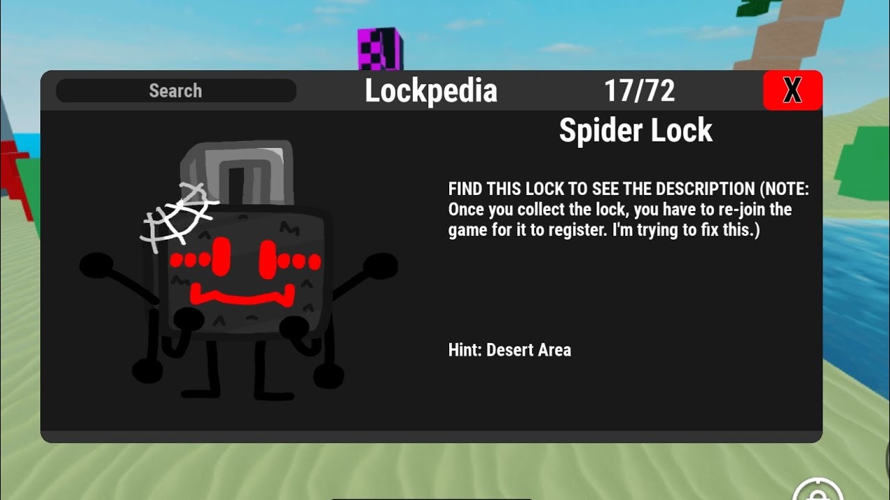 Spider Lock | Find the Lock | Roblox - YouTube