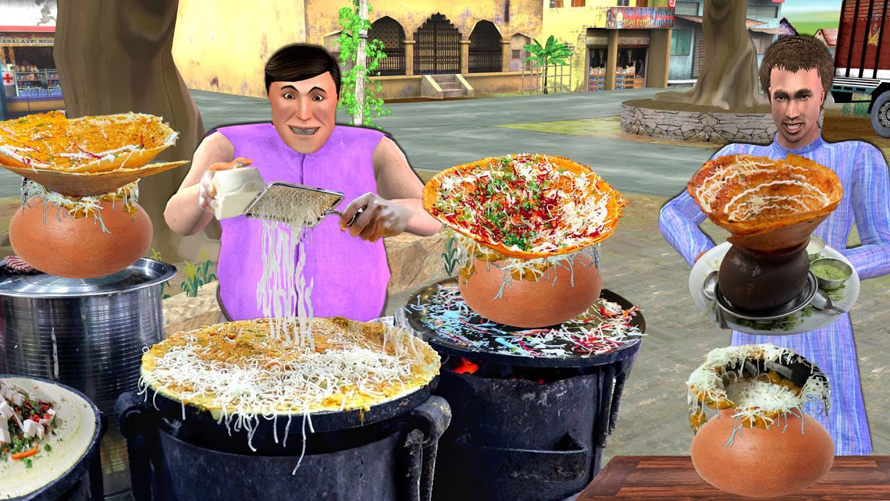 Matka Dosa Mumbai Style Street Food Crispy Masala Dosa Hindi Kahani ...