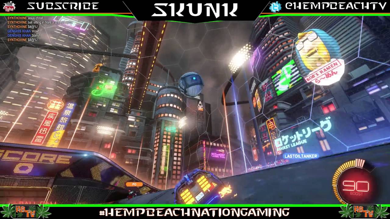 NEW NEO TOKYO ROCKET LEAGUE ARENA MAP!!! With Skunk HBNG - YouTube