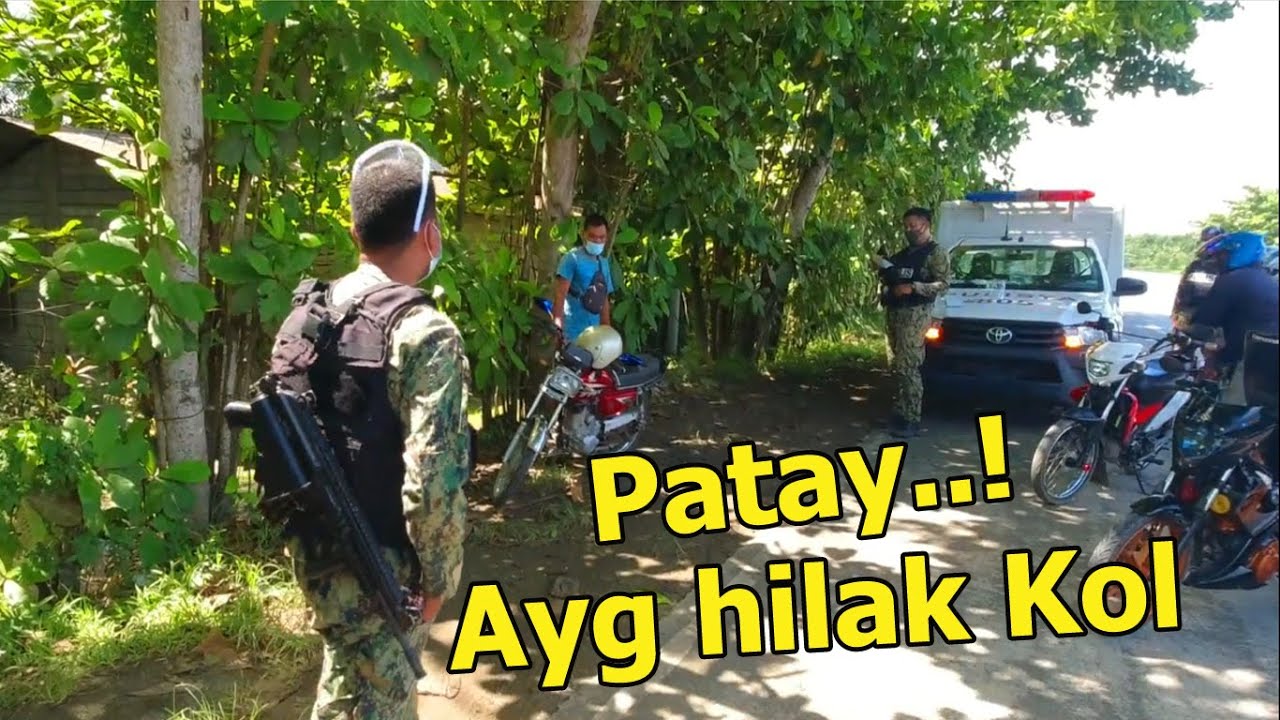 Rider nakipag habulan sa Police Checkpoint | Butuan City - YouTube