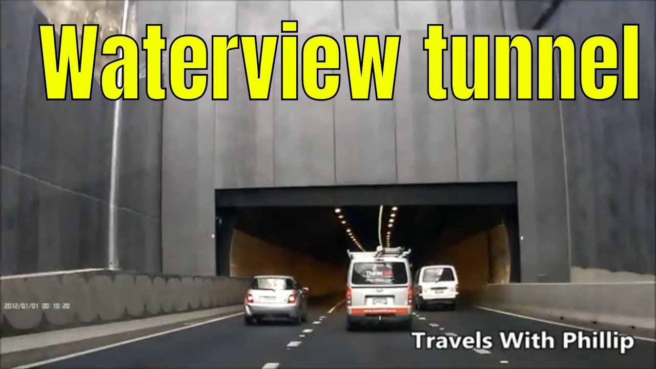 Driving through the Waterview tunnel, Auckland - YouTube