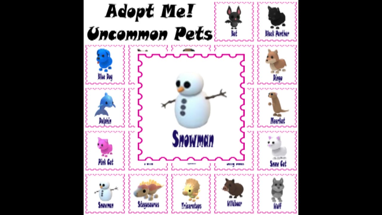 Snowman | Adopt Me | UNCOMMON PETS | Roblox | #roblox | How many Ultra ...