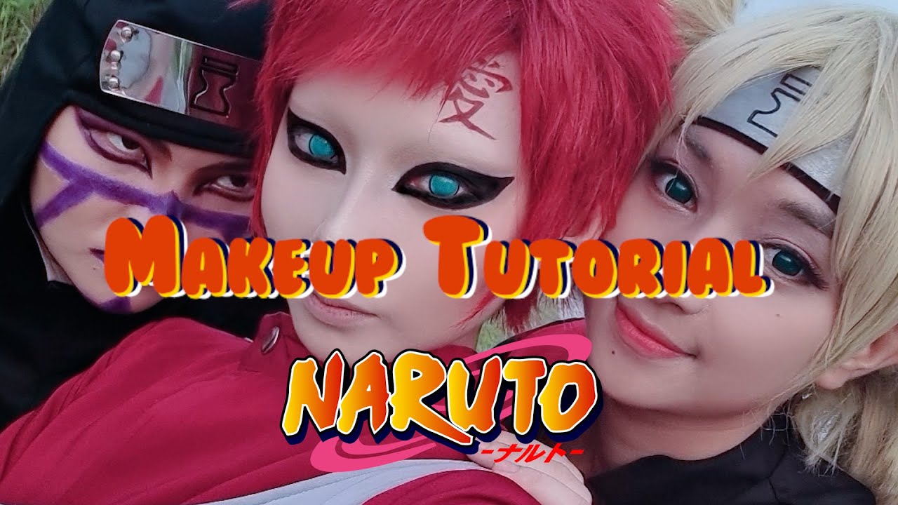 How I have no eyebrows for Gaara from Naruto Shippuden! [Makeup] - YouTube