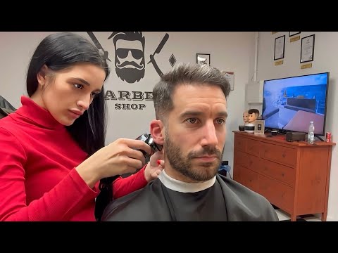 💈🇵🇱 THIS GIRL IS A BARBERQUEEN - YouTube