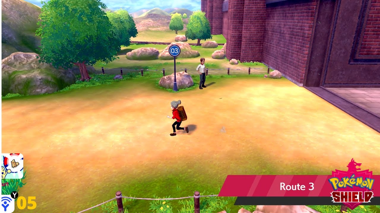 Traversing Route 3 to Galar Mine in Pokemon Shield Playthrough Part 5 ...