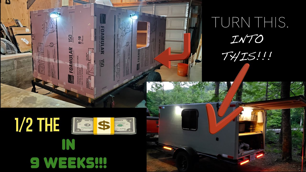 Homemade Offroad Micro Camper (Foamie) Part 2: Building out the inside ...