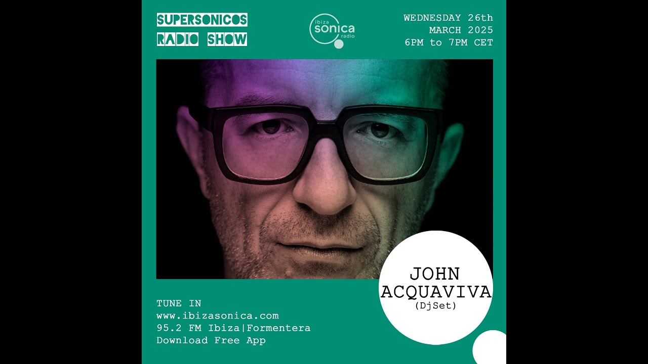 John Acquaviva - Supersonicos - 26 Marzo 2025 - YouTube