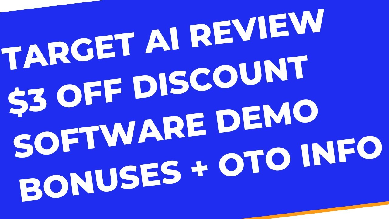 TargetAI Review $3 OFF DISCOUNT COUPON CODE Bonuses Members Area ...