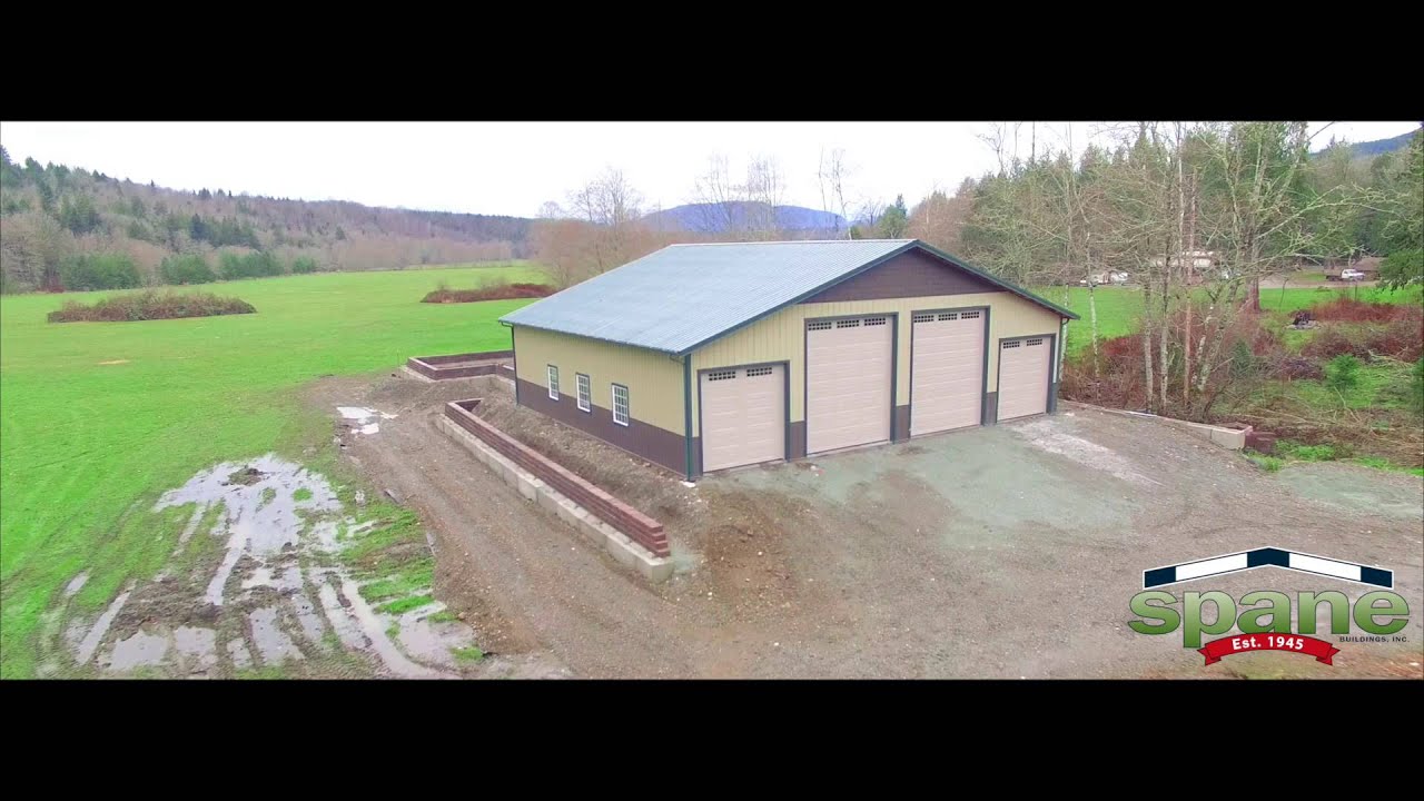 Spane Buildings - Helicopter Garage - YouTube