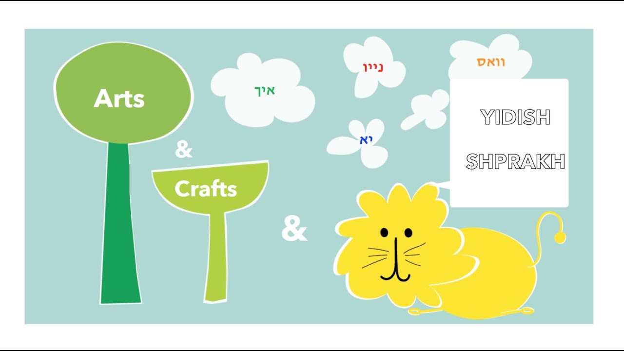 Arts and Crafts and yidish shprakh - A new Yiddish Class for Kids - YouTube