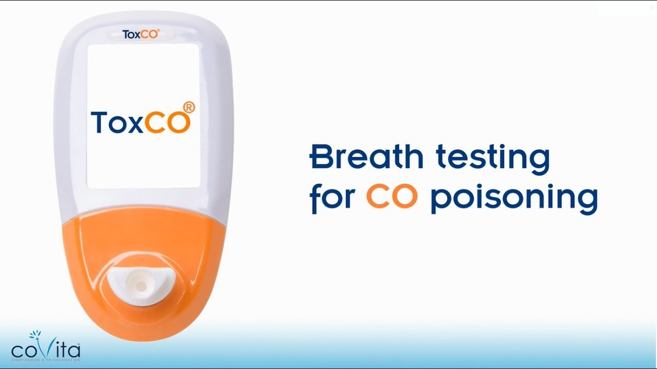 Breath testing with the ToxCO to determine CO poisoning - YouTube