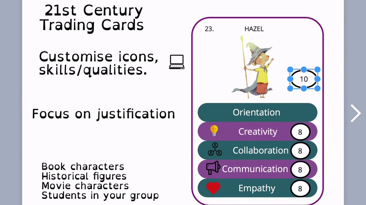 Trading Cards with Book Creator - YouTube