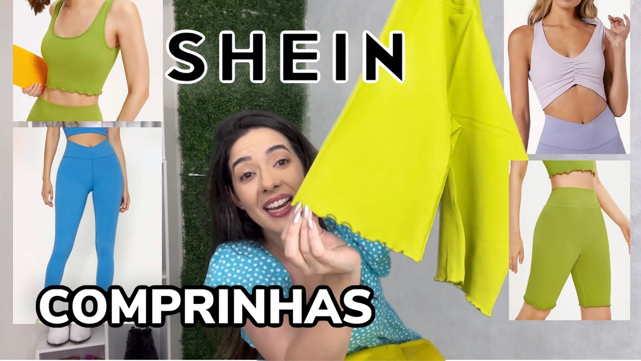 PROVANDO ROUPAS FITNESS DA SHEIN | GLOWMODE - YouTube