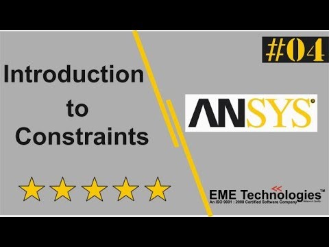 Introduction to Constraints in Ansys - YouTube