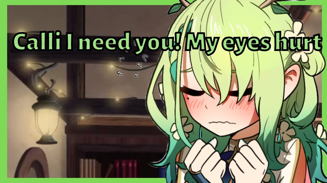 Calli come here quick!! Fauna's eyes hurt's... - YouTube