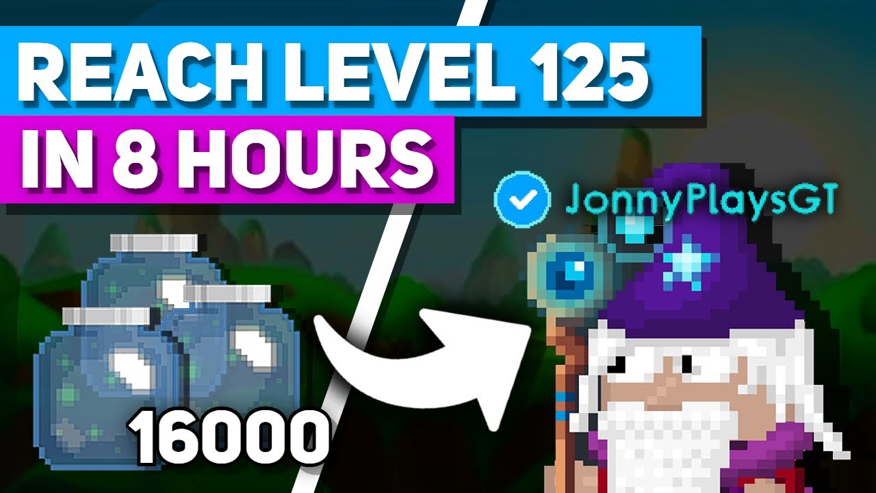 Reach Level 125 FAST (8 Hours) Growtopia - YouTube
